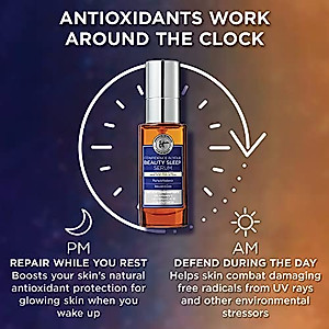 IT Cosmetics Confidence in Your Beauty Sleep Triple Antioxidant Brightening Serum – 24HR Hydration – Anti-Aging – 12% Vitamin C Serum - Fragrance Free – All Skin Types, 1.0 Fl. Oz