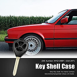 uxcell Car Uncut Key Fob Remote Control Case Shell Replacement HYQ12BBY for Toyota 4Runner 2010-2016 4 Key Button