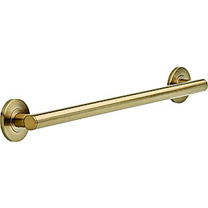 DELTA FAUCET 41824-CZ Contemporary 24-Inch Grab Bar with Concealed Mounting, Champagne Bronze