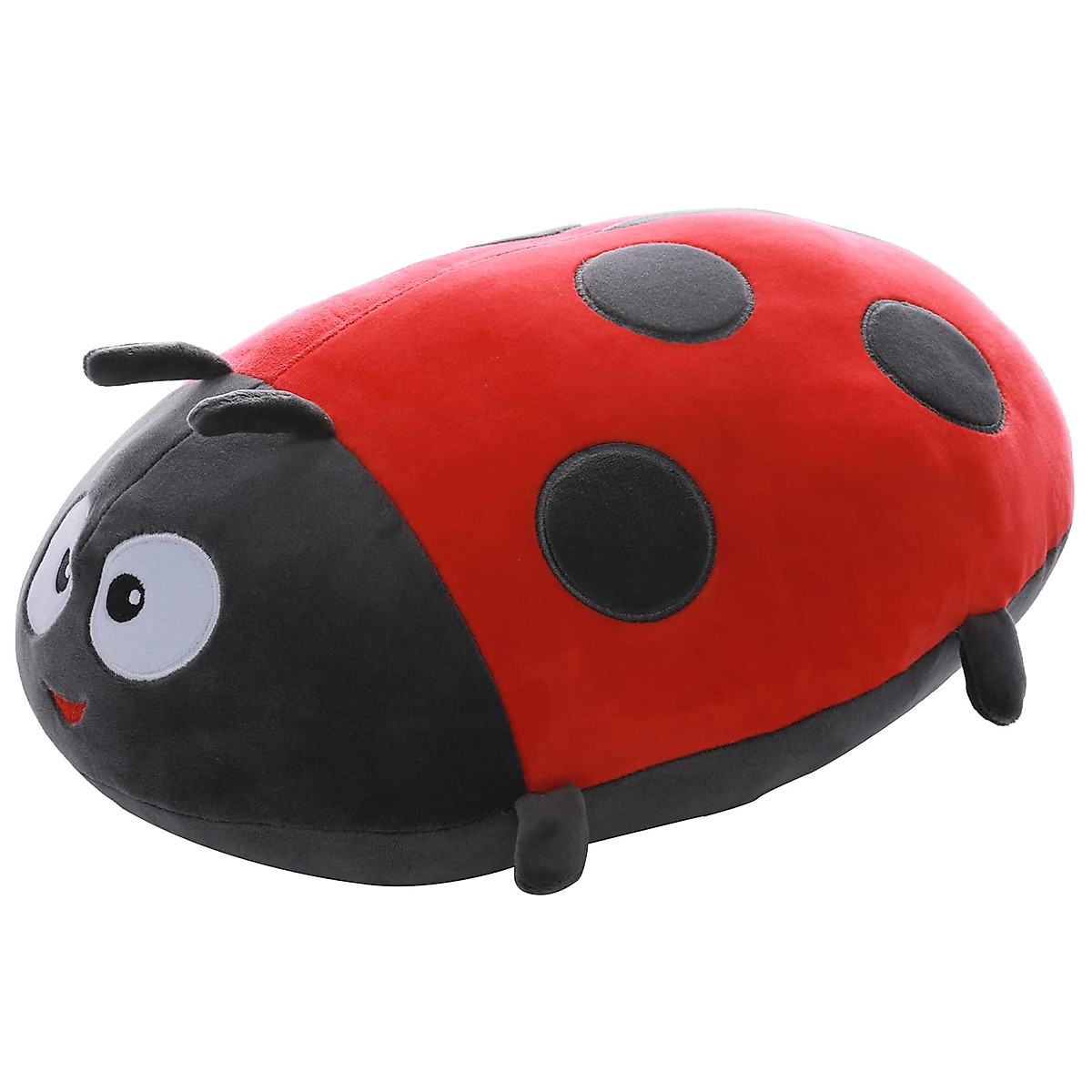 Cute 15.7 Inch Ladybug Stuffed Animals,Ladybird Plush Toys Pillow Anime Lady Beetle Plushie Hugging Pillow Ladybug Doll Gift for Kids and Lovers in Birthday, Christmas, Valentine's Day...