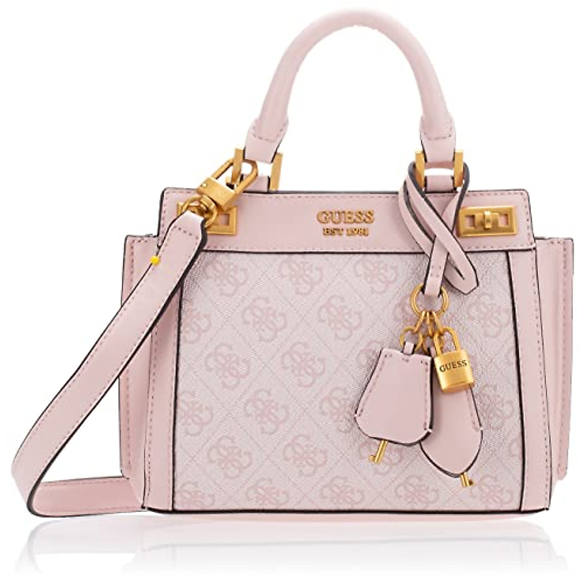 GUESS Katey mini Satchel women casual bag (Rose)