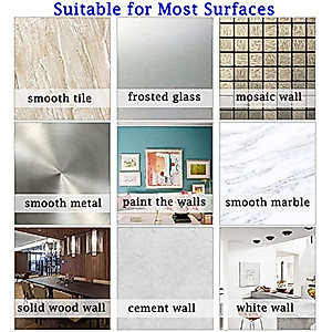 HIAWMULN Adhesive Hooks, 30 Pack Utility Hooks, 22lb(Max) Wall Hooks Transparent Seamless Hooks, Waterproof Oilproof Hooks for Bathroom, Kitchen, Office