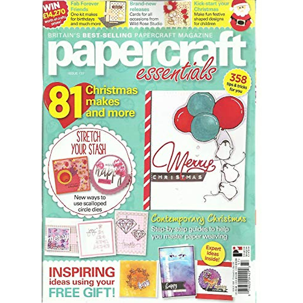 PAPERCRAFT ESSENTIALS MAGAZINE, 2016 ISSUE,137 (81 CHRISTMAS MAKES AND MORE