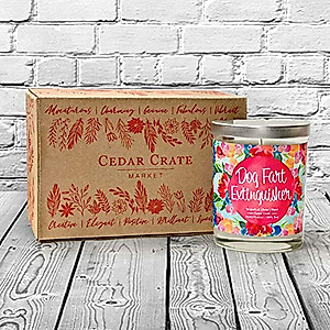 Dog Fart Extinguisher - Funny Scented Candles, Dog Farts Candle, Dog Mom Gifts, Funny Dog Lovers Gifts for Women, Gag Gift, Dog Grandma, Mothers Day, Rescue, Home, Lovers, BFF, Best Friend, Friendship