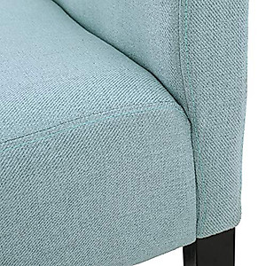 Christopher Knight Home Lopez Fabric Barstools, 2-Pcs Set, Light Blue