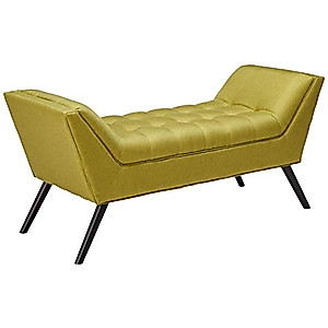 Christopher Knight Home Demi Fabric Bench, Green