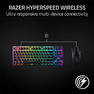 Razer Viper V3 HyperSpeed Wireless Esports Gaming Mouse: 82g Lightweight Design - 30K DPI Optical Sensor - Up to 280 Hr Battery Life - Mechanical Switches Gen-2 - Classic Black