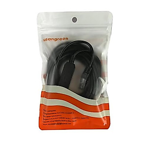 Telescopes Equatorial Mount Control Cable for Skywatcher HEQ5pro AZEQ5 AZEQ6 EQ6-R Support EQMOD ASCOM Set Up Sofware Manual Download (6ft/180cm,Asiair or PC to Mount Black)