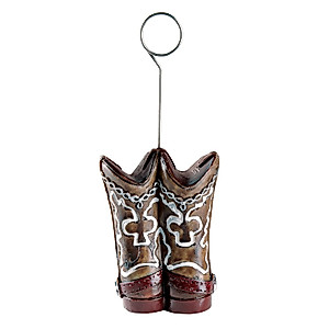 Cowboy Boots Photo/Balloon Holder Party Accessory (1 count)