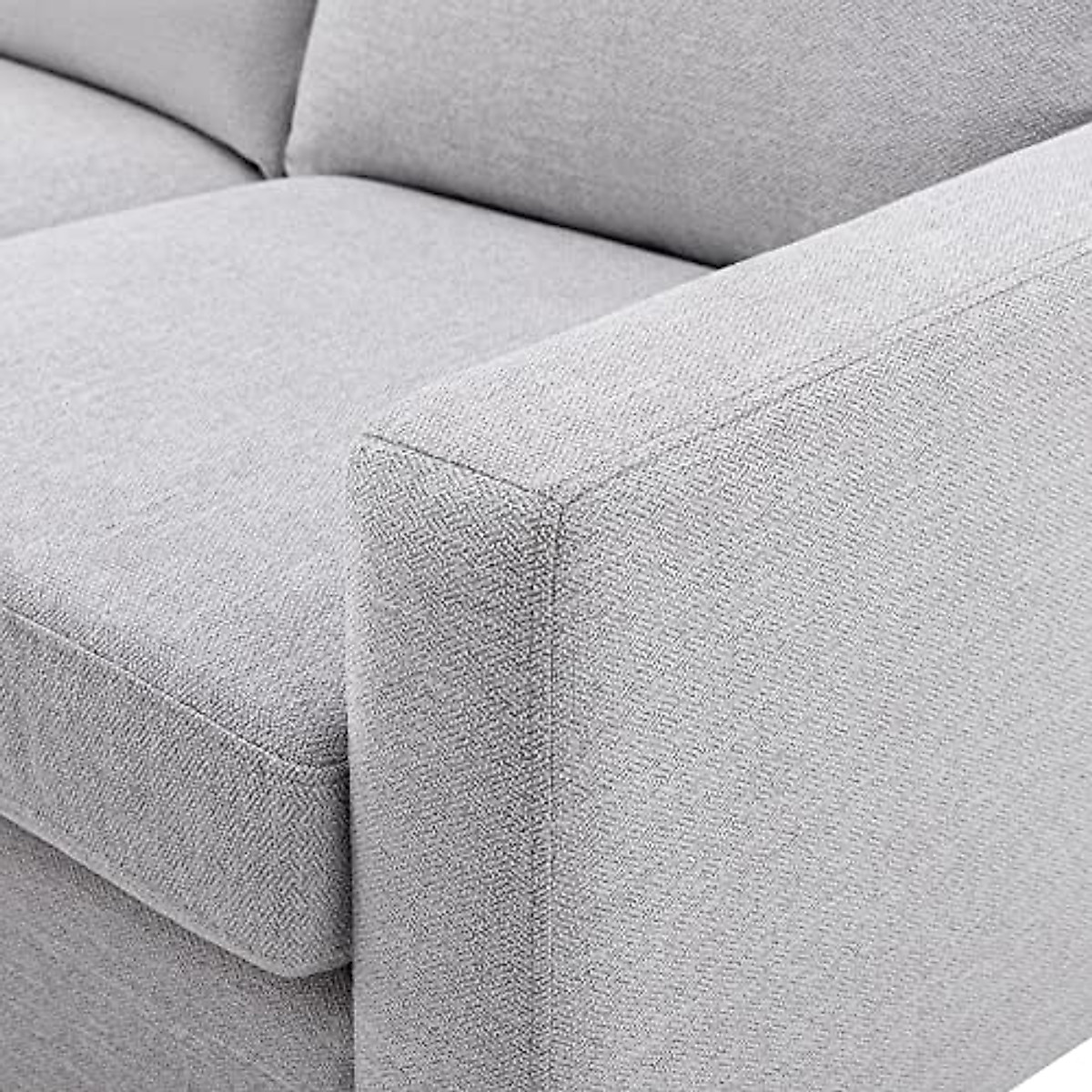 Morden Fort Couch Oversized, Sectional Sofa No-Sagging Comfy, Couches for Living Room Dust-Proof, Sectional Couch L-Shaped Reversible, Sofas & Couches with Chaise, Modular Sectional Sofa Couch L Grey