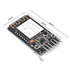 OSOYOO 2PCS ESP8266 WiFi Module, ESP-12S WiFi Serial Module Board, Wireless Transceiver Remote Port Network Development Board for Arduino