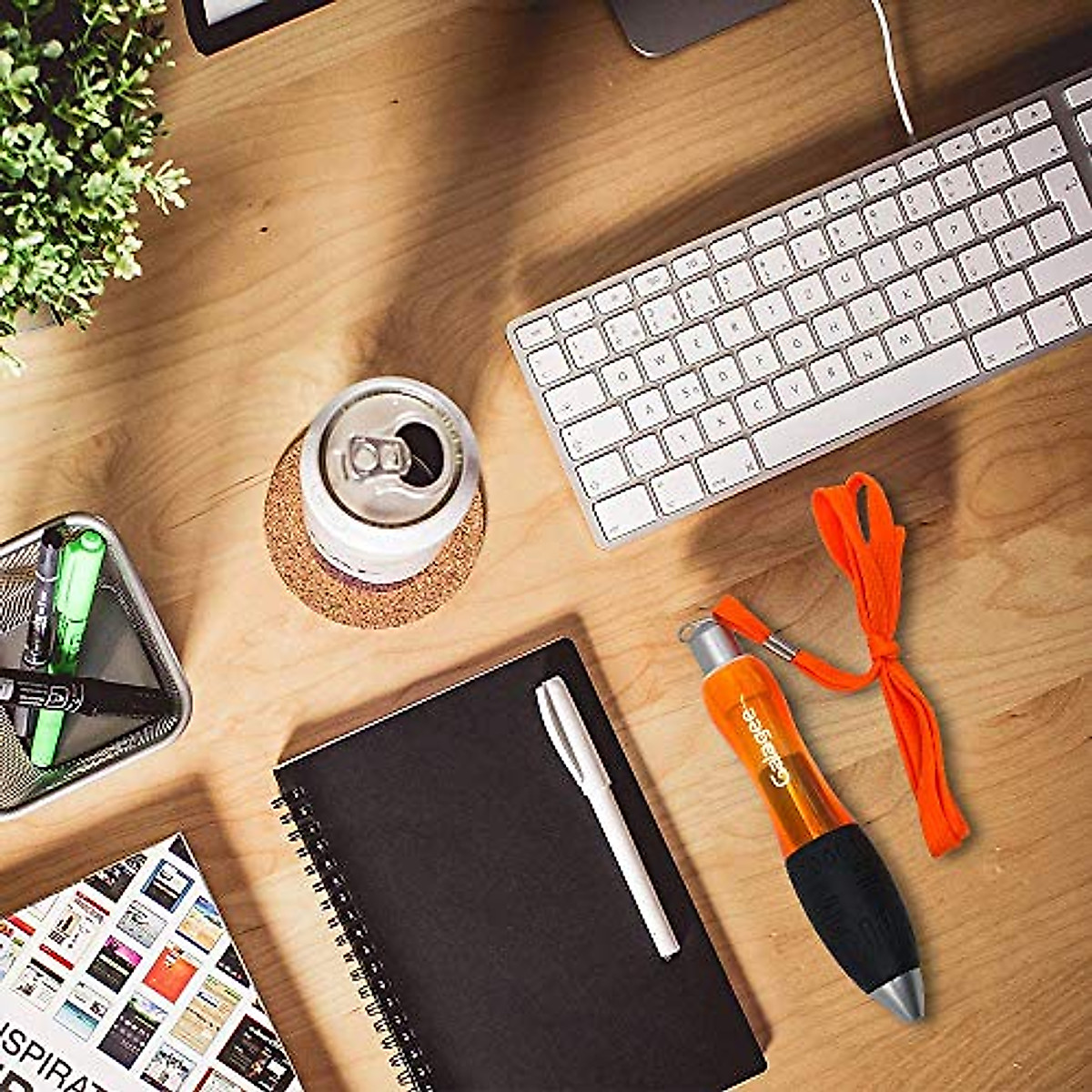 Galagee Super Big Fat Heavy Weighted Pens - Large Wide Grip Pens - Hand Writing Aids for Tremors,Parkinson's,Autism,Carpal Tunnel and Essential Hand Tremors（Two Black Ink Refills）