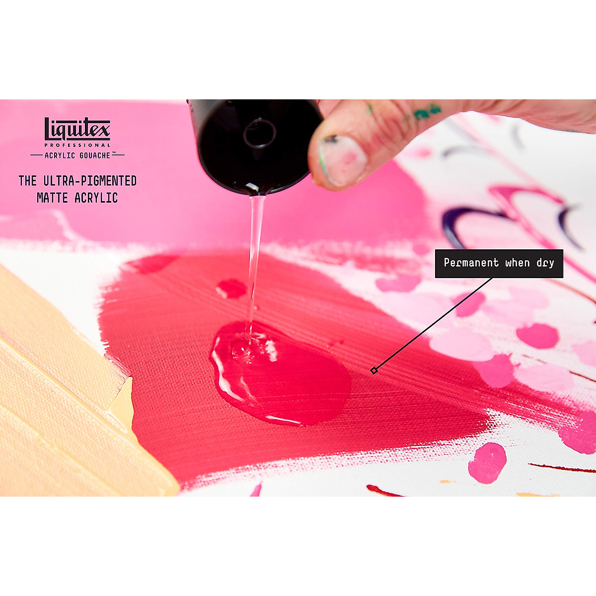 Liquitex Professional Acrylic Gouache Paint, 12 x 22ml (0.74-oz), Essentials Set