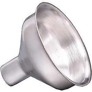 2Pcs Silver Small and Stainless Steel Funnel Suitable for Kinds of Hip Flasks Wine Pot Filler Attractive Design Funnels Specialty Tools and Gadgets 9MM
