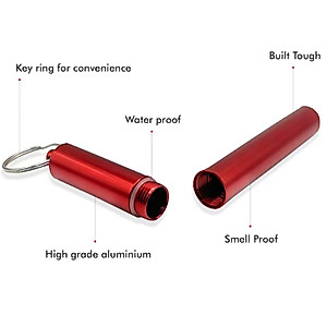 Maios | Herb and Spice Storage Smell-Proof and Water-Proof Seal up Jar | Portable Airtight Bottle 3.71onz | Smell Proof Container | Container for Herbs