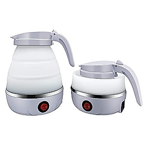 UpdateClassic,Portable Travel Foldable Electric Kettle Collapsible Water Boiler For Coffee Tea Fast Water Boiling Pot 110V