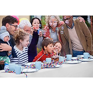 Exquisite 54 Inch X 300 Feet White Plastic Table Cover Roll in A Cut - to - Size Box with Convenient Slide Cutter. Cuts Up to 36 Rectangle 8 Feet Plastic Disposable Tablecloths