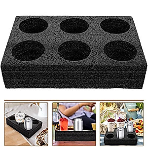 ULTECHNOVO Milk Tea Cup Holder Cup Carrier Trays Couch Drink Holder Drink Holder Drink Carry Tray Carrier Cup Holder Nail Drill Sanding Bands to Epe Coffee Cups and Plates re-usable