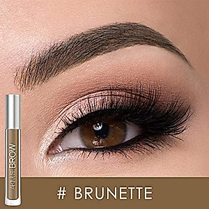 Waterproof Eyebrow Gel for Long Lasting, Highly Tinted Liquid Eye Brow Makeup, Sweatproof, Natural (Brunette)