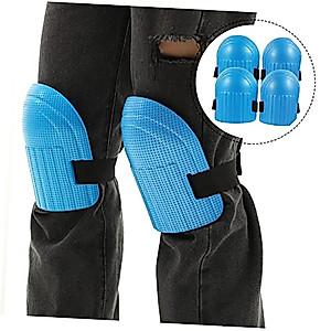 Vaguelly 2 Pairs Knee Pads Gel Knee Pads for Men Lightweight Work Pants Mens Lightweight Cargo Pants Work Supply Household Work Kneepads Thick Straps Household Garden Kneepad Man Adjustable
