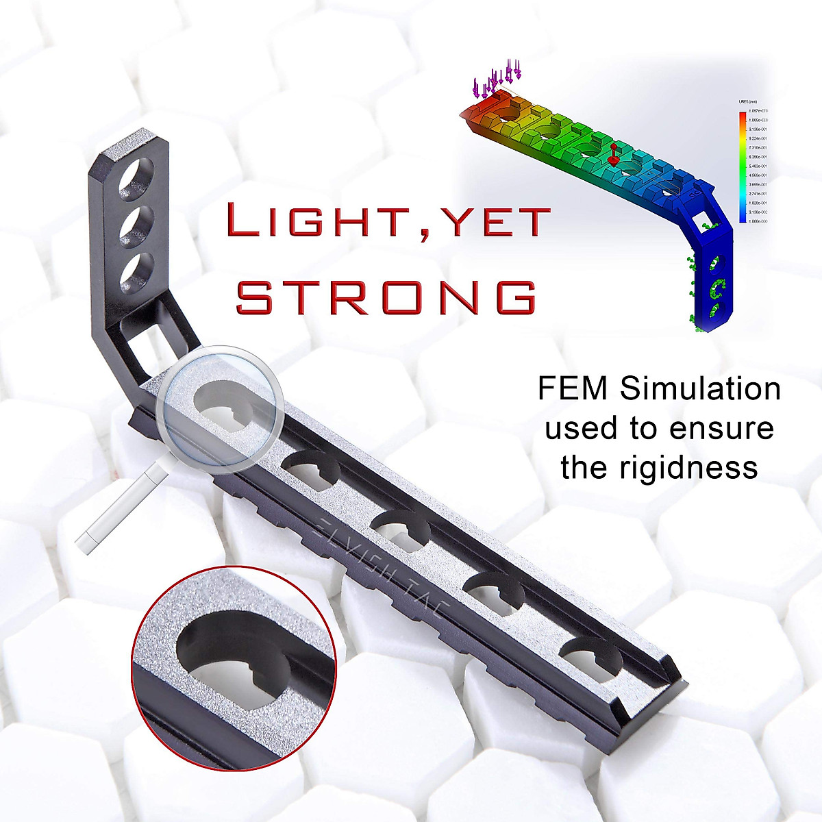 Elvish Tac Picatinny Rail for Compound Bow-Stabilizer Mount - Bowhunting Bowfishing