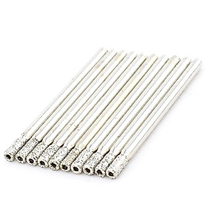 JINGLING 2.5mm 3/32" inch Diamond Small Drill Bit Hole Saw Masonry Tools for Glass Tile Stone Pack of 20Pcs