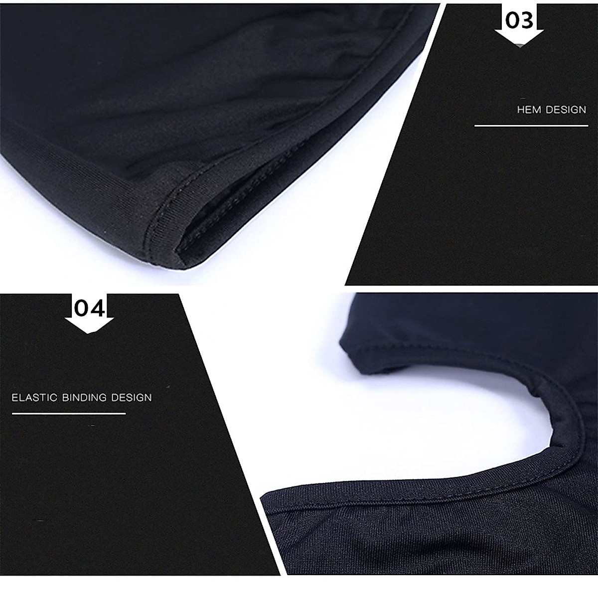 UV Protector Scarf Shiesty Mask Pooh Shiesty Mask Military Balaclava Sun Protection Long Neck Cover Ski Mask BikeBandana Black