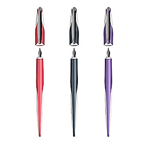 Herlitz My Pen Style Nicewriter Set with Calligraphy Pen - Dark Shale