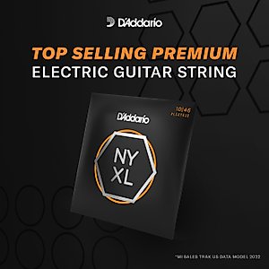 D'Addario Bass Guitar Strings - NYXL Bass Strings - NYXL45100 - Unrivaled Strength, Tuning Stability, Enhanced Response - For 4 String Bass Guitars - 45-100 Regular Light, Long Scale