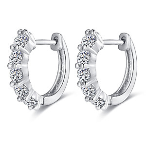 Mini Tiny Hoops Second Hole Everyday White Gold Ear Piercing 925 Sterling Silver Endless Cuff Huggie Hoop Earrings Jewelry Gifts Comfy Sleep Earring