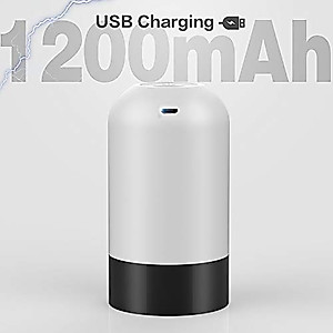 Water Dispenser 5 Gallon,MIKOSI Water Jug Dispenser Universal Electric Water Bottle Dispenser, Water Pump For 5 Gallon Bottle With 2 Silicone