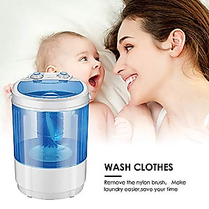 InLoveArts Portable Shoes Washing Machine, Mini Portable Washing Machine, Smart Lazy Automatic Shoes Washer, For Apartments Camping Dorms Business Trip College Rooms