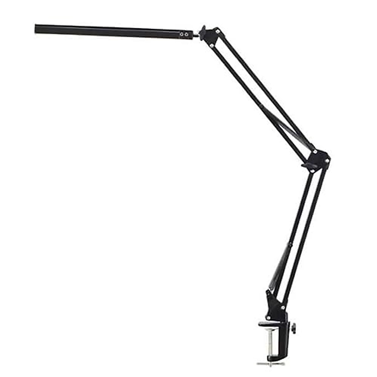 Knightsbrid LED Desk Lamp with Clamp,Adjustable Swing Arm Desk Lamp,Modern Architect Table Lamp for Study/Reading/Office/Work(Black)