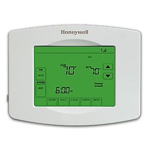 Honeywell RTH8580WF 7 Day Wi-Fi Programmable Touchscreen Thermostat, White