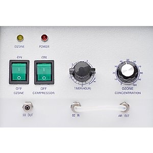 MP-3000 Ozone Generator, Light-Duty Ozonator, for Water-use with optional oxygen Hookup, up to 3000 mg/hr, with Timer Function