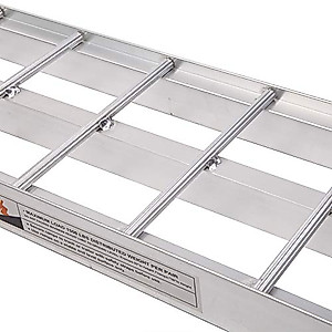 Motorhot 3FT Straight Fixed Dual Runner Shed Ramps 36" L x 8" W Garage Shed Storage for Lawn Mower Golf Cart Dirt Bike Motorcycle Garden Tractor Ramp 1500 lbs Capacity