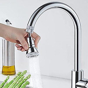 Kitchen Faucet Sprayer Attachment, Filter Faucet Aerator 360°rotating Faucet Extender, Suitable for Kitchen Sink,Bathroom Sink.