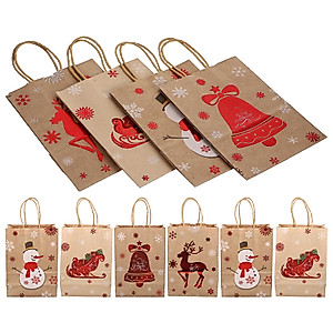 UPKOCH 10pcs Gift Bags Bulk Tote Bags Toys Gift Packing Pouch Festival Gift Bags Large Gift Bag Small Gift Bags Christmas Bags Gift Wrapping Bags Big Gift Bag Spree Candy Paper