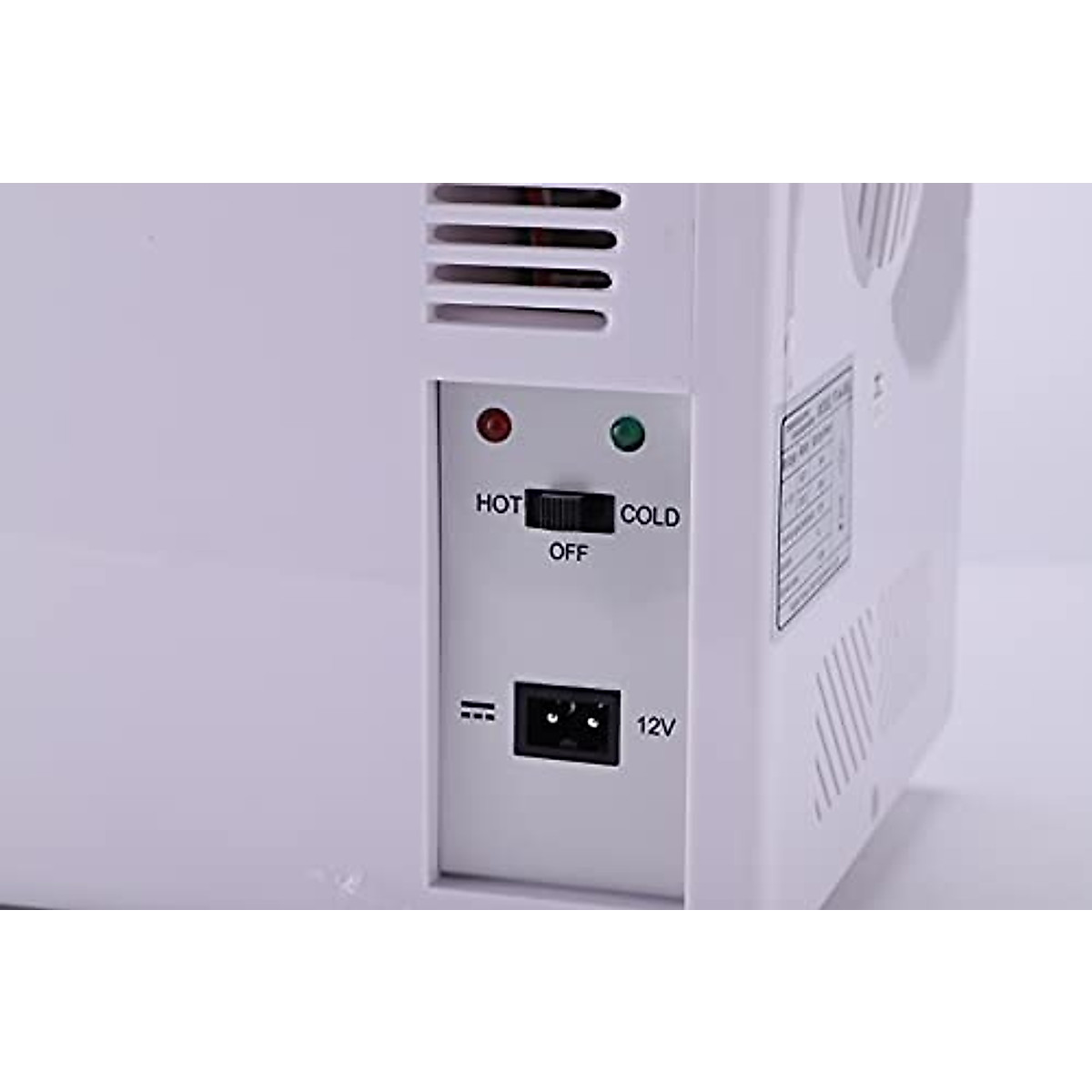 KOUDERA 4L Mini Portable Compact Personal Fridge Cooler and Warmer with AC DC Power, Small Refrigerator for Skincare, Breast Milk - Home and Travel- Gift - Freon-Free and Eco Friendly, White.