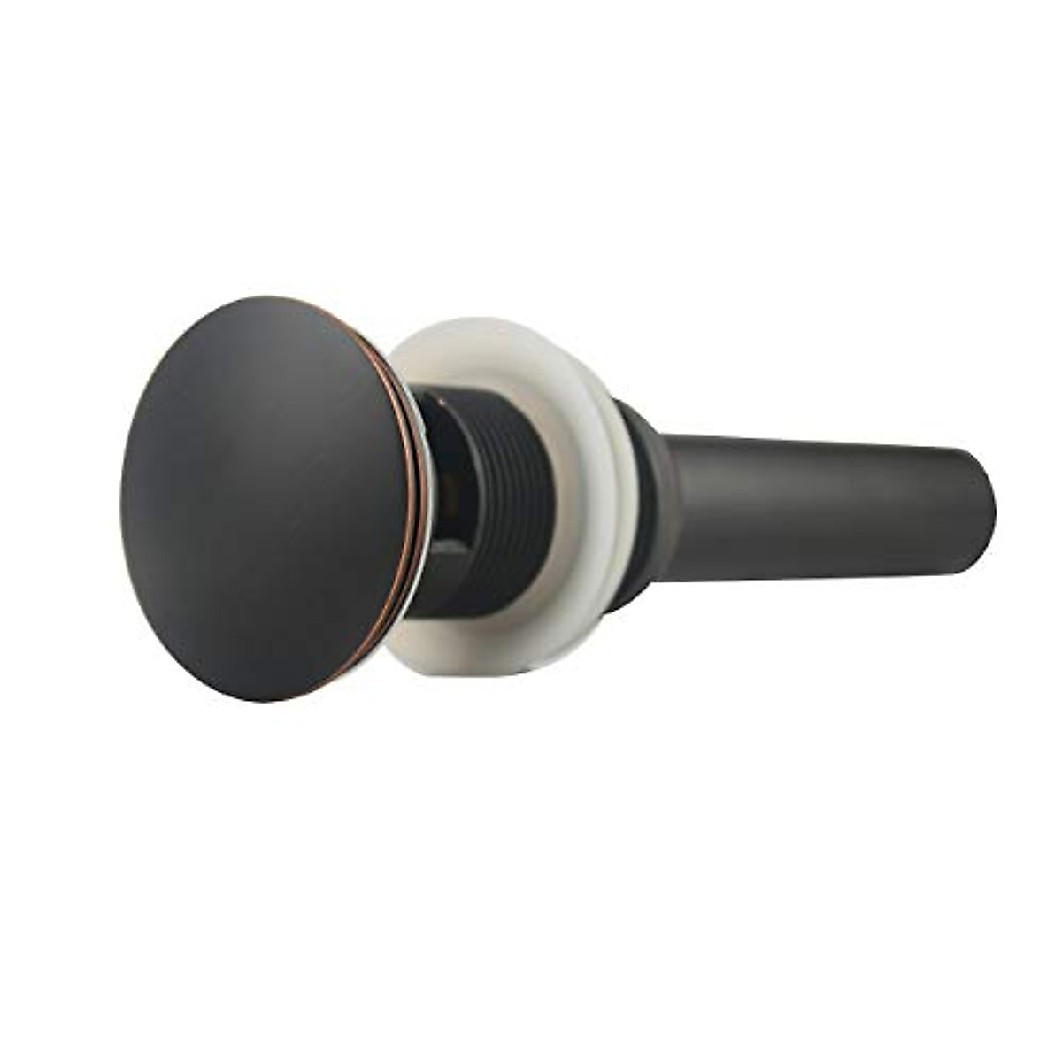 Purelux Bathroom Faucet Vessel or Vanity Sink Spring Pop Up Drain Stopper With Overflow, Oil Rubbed Bronze, Fits 1-3/4" Drain Hole