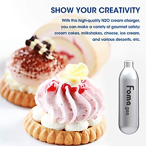 FOMAGAS Whipped Cream Chargers, 25 Pack