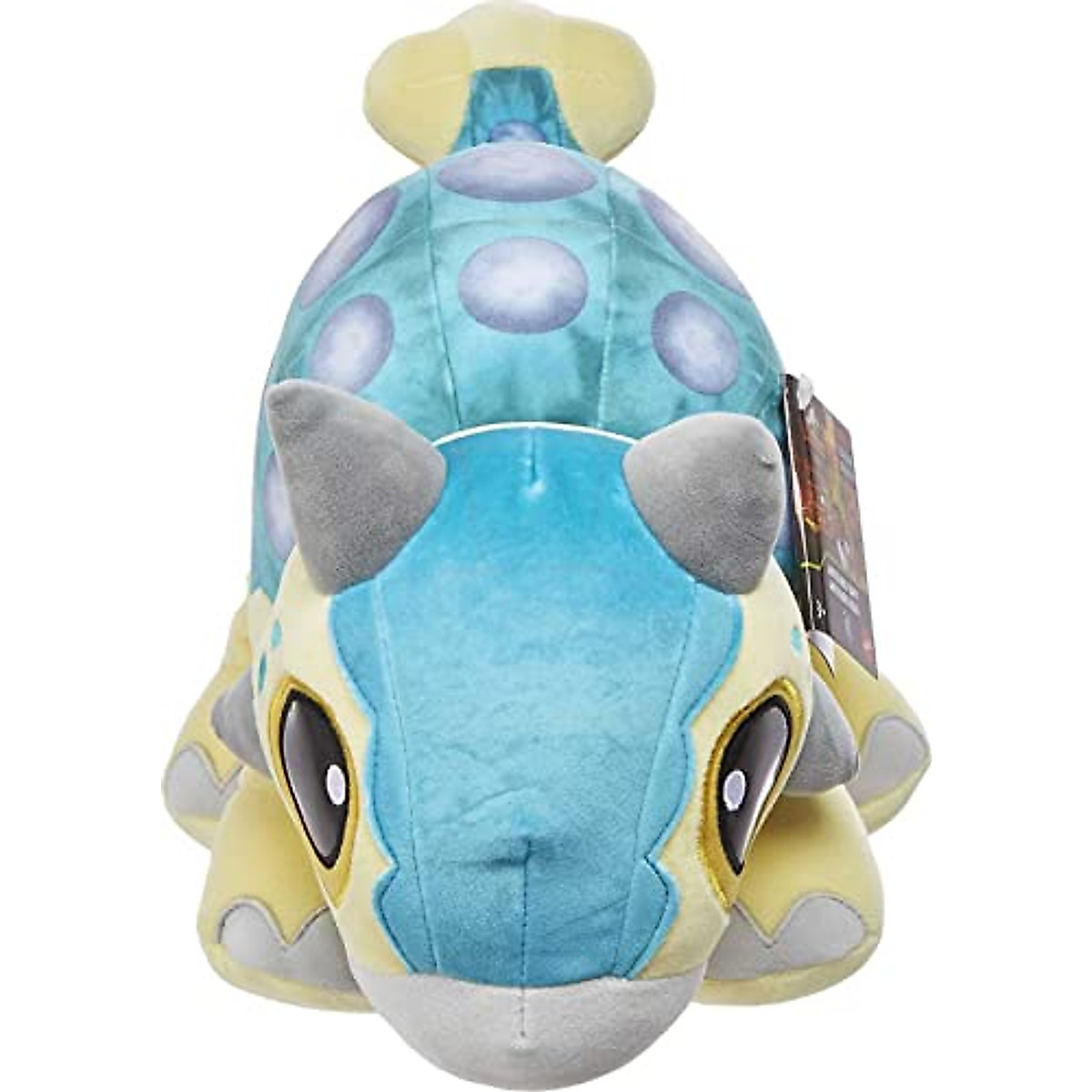 Jurassic World: Camp Cretaceous Plush Baby Dinosaur Bumpy with Sound, 15-Inch Floppy Soft Toy Ankylosaurus with Weighted Feet