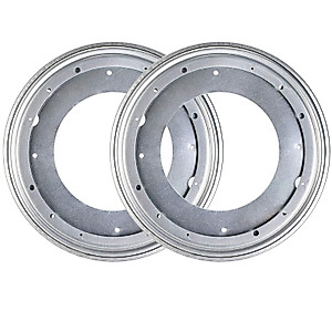 Fasmov 2 Pack 12-Inch Lazy Susan 5/16 Thick Turntable Bearings