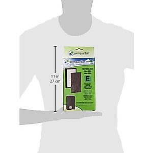 Guardian Technologies GermGuardian Air Purifier Filter FLT4100 Genuine HEPA Replacement Filter E for AC4100, AC4100CA AC4150BL, AC4150PCA Germ Guardian Air Purifiers