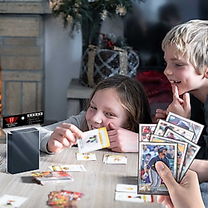 500 Pcs Black Card Sleeves Toploaders for Trading Card, Soft Penny Plastic Card Holders Fit for MTG, Yugioh Baseball /Sports/ Game Standard Cards