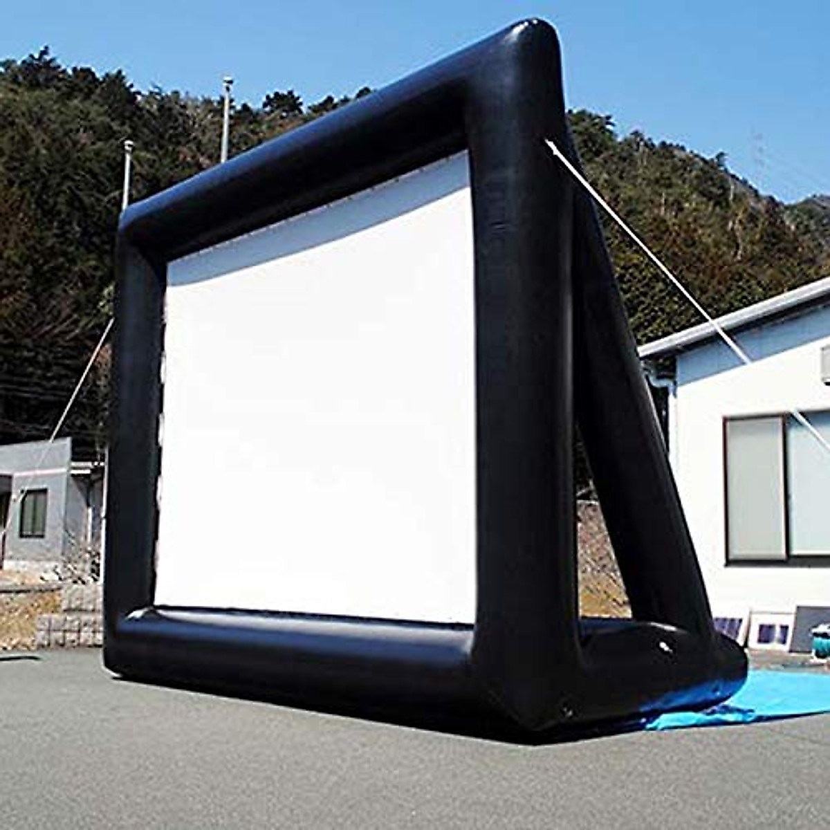 n/a Infltable Curtain Screen 200 Inch Projector Home Outdoor Office Portable 3D HD Projection Screen