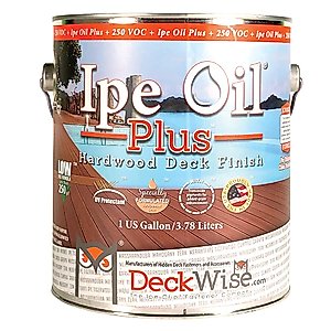 DeckWise Ipe Oil Plus Hardwood Deck Semi-Transparent 250 V.O.C .Natural Finish (1-Gallon)