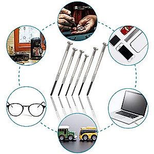 Shopping GD 6PCS Mini Screwdriver Set with Case, Precision Screwdriver Kit with 6 Different Size Flathead and Phillips Screwdrivers, Perfect mini Screwdriver Bits for Jewelry, Watch, Eyeglass Repair