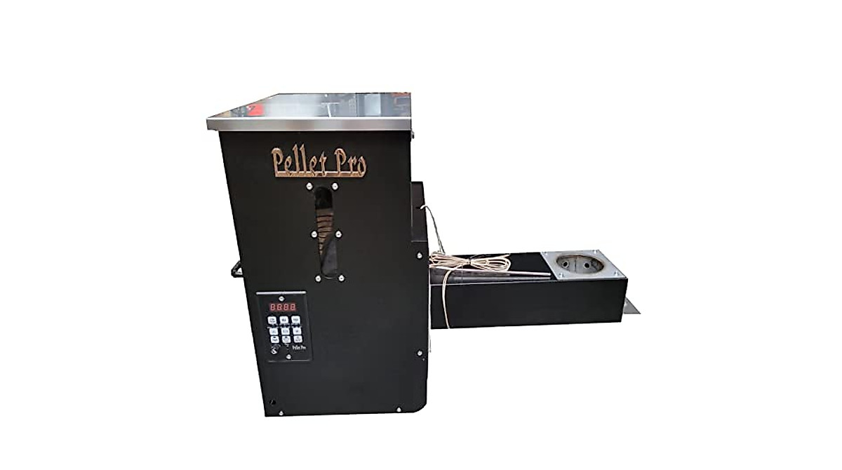 Pellet Pro Elite Hopper: PID Temp Control for Custom Grills