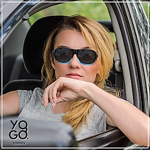 Fit Over Wrap Sunglasses Polarized Lens Wear Over Eyeglasses 100% UV Protection for Men and Women